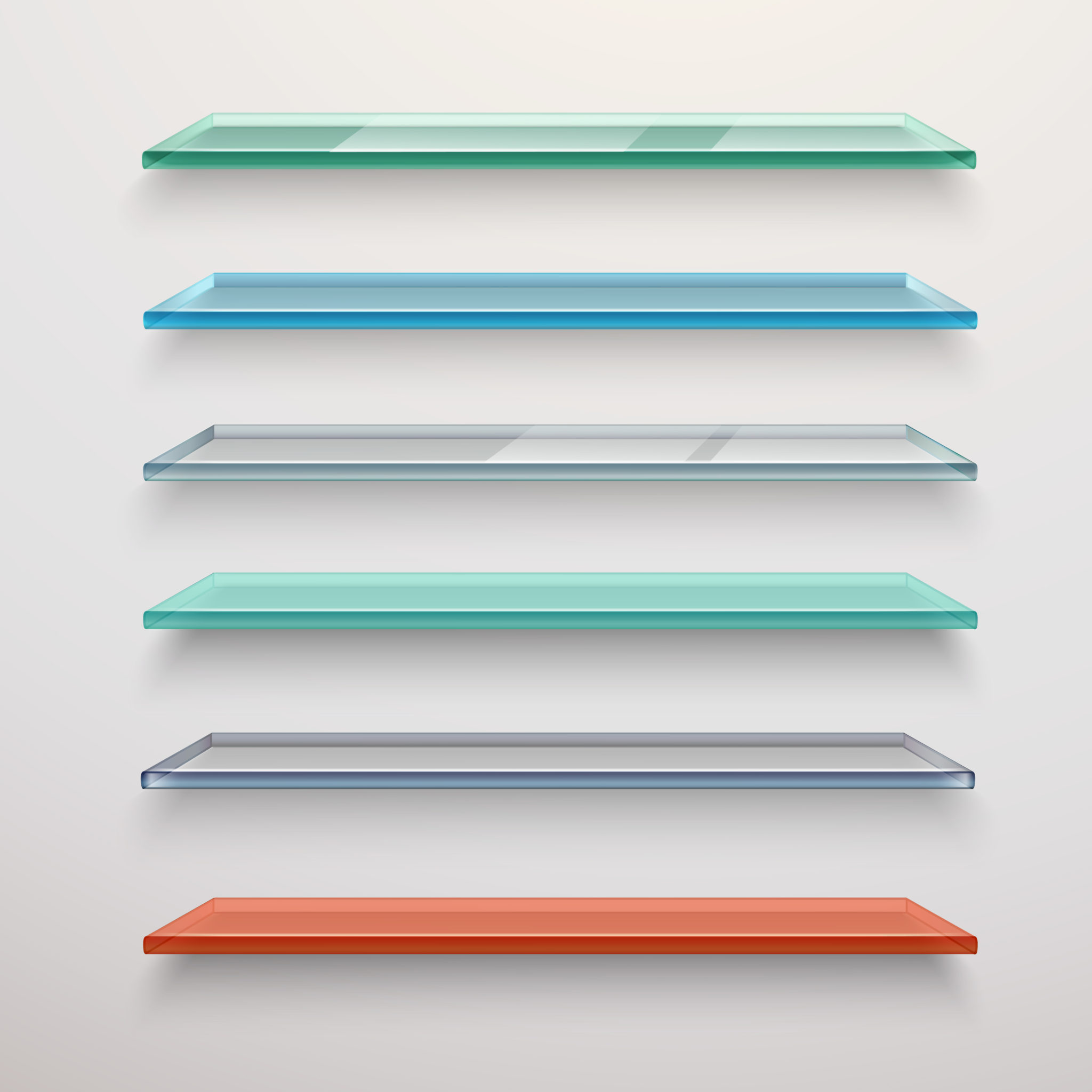How to Choose Best Shape of Glass Shelves Regarding Space Requirements?